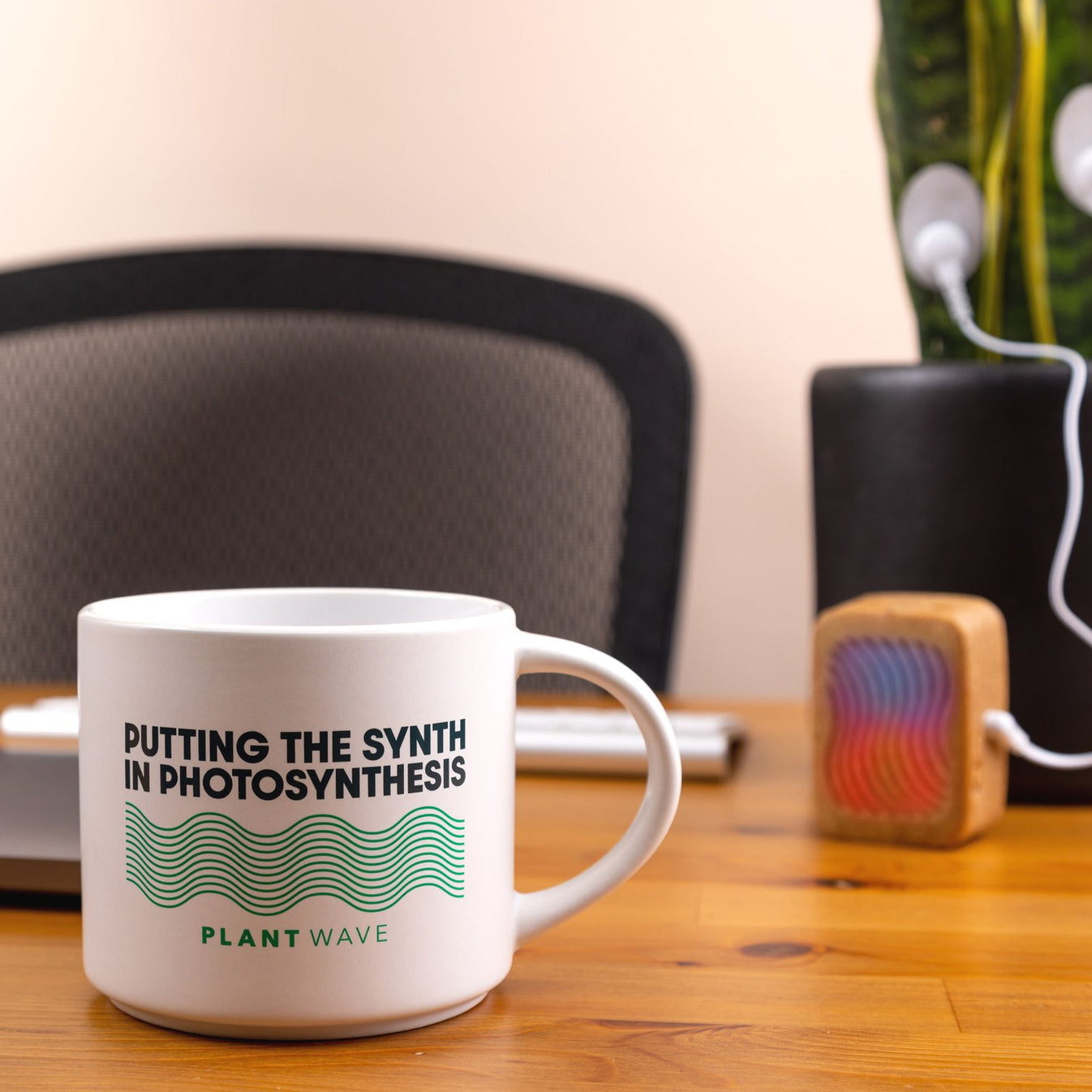 PUTTING THE SYNTH IN PHOTOSYNTHESIS MUG – PlantWave